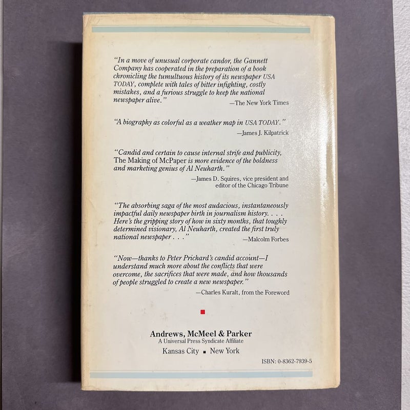 The Making of McPaper by Peter Prichard, Hardcover | Pangobooks