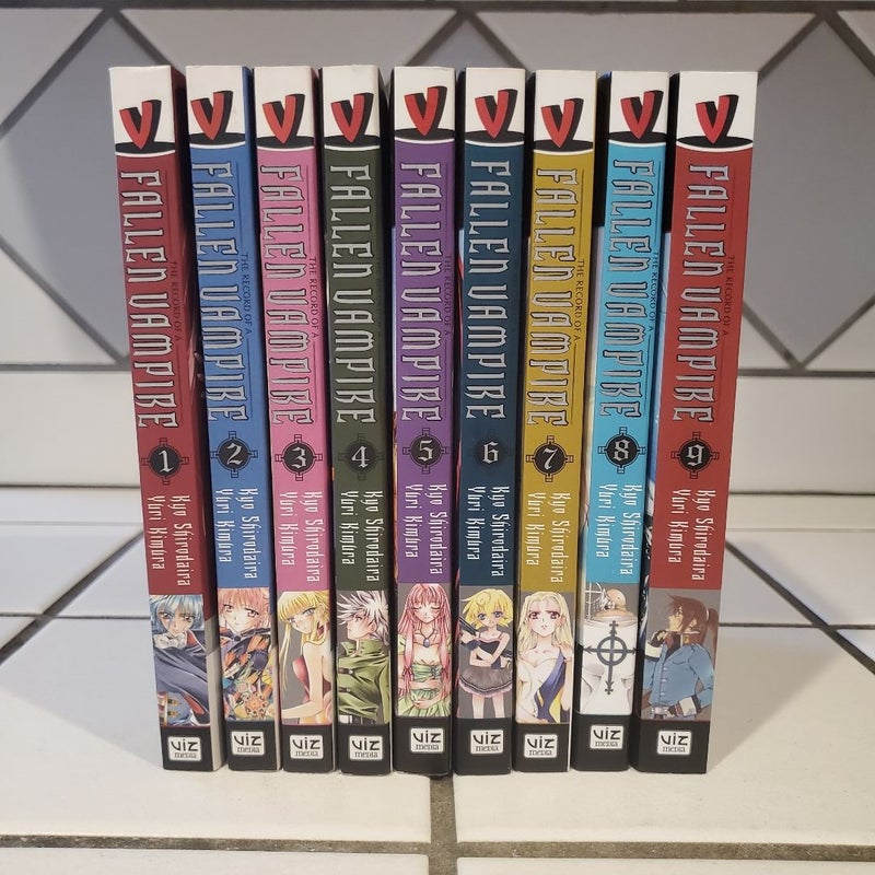 The Record of a Fallen Vampire - Complete 9 Volumes by Kyo Shirodaira ...