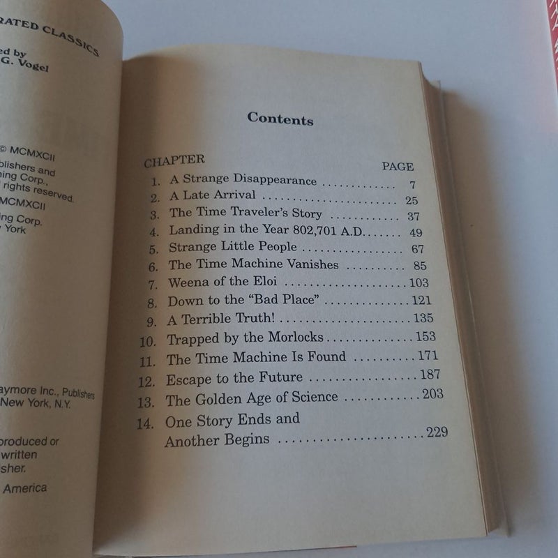 The Time Machine H G Wells Great Illustrated Classics hardcover by H G Wells, Hardcover | Pangobooks