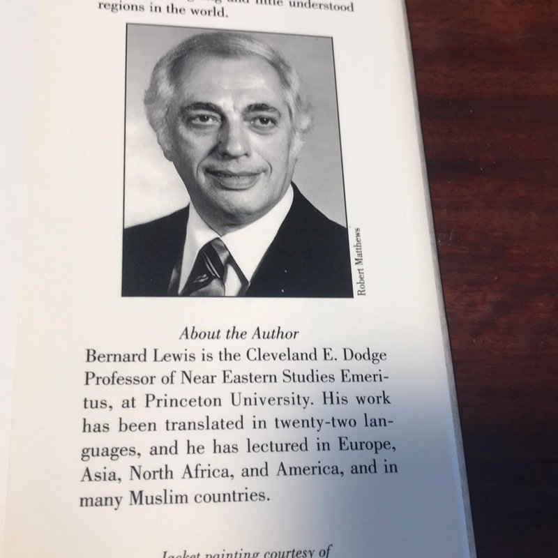 Islam and the West by Bernard Lewis