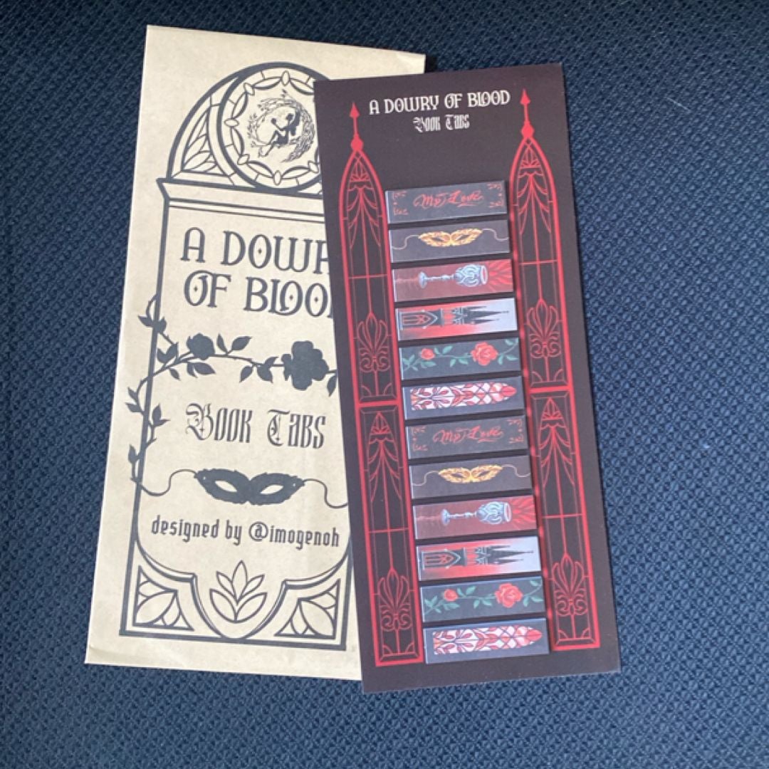 A Dowry of Blood Book Tabs by Fairyloot, Paperback | Pangobooks