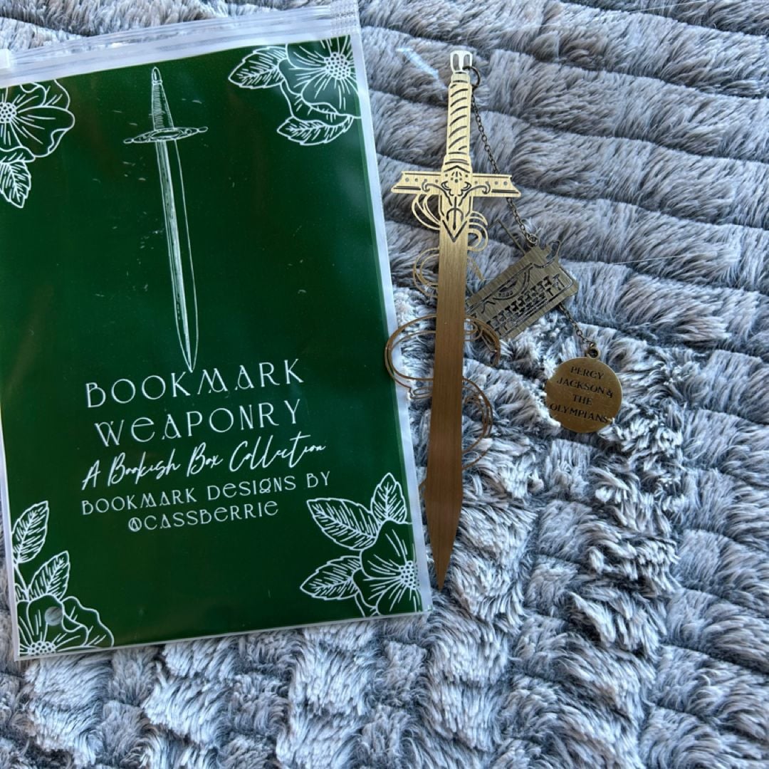 Bookmark Weaponry: Percy Jackson (The Bookish Box) by The Bookish Box ...