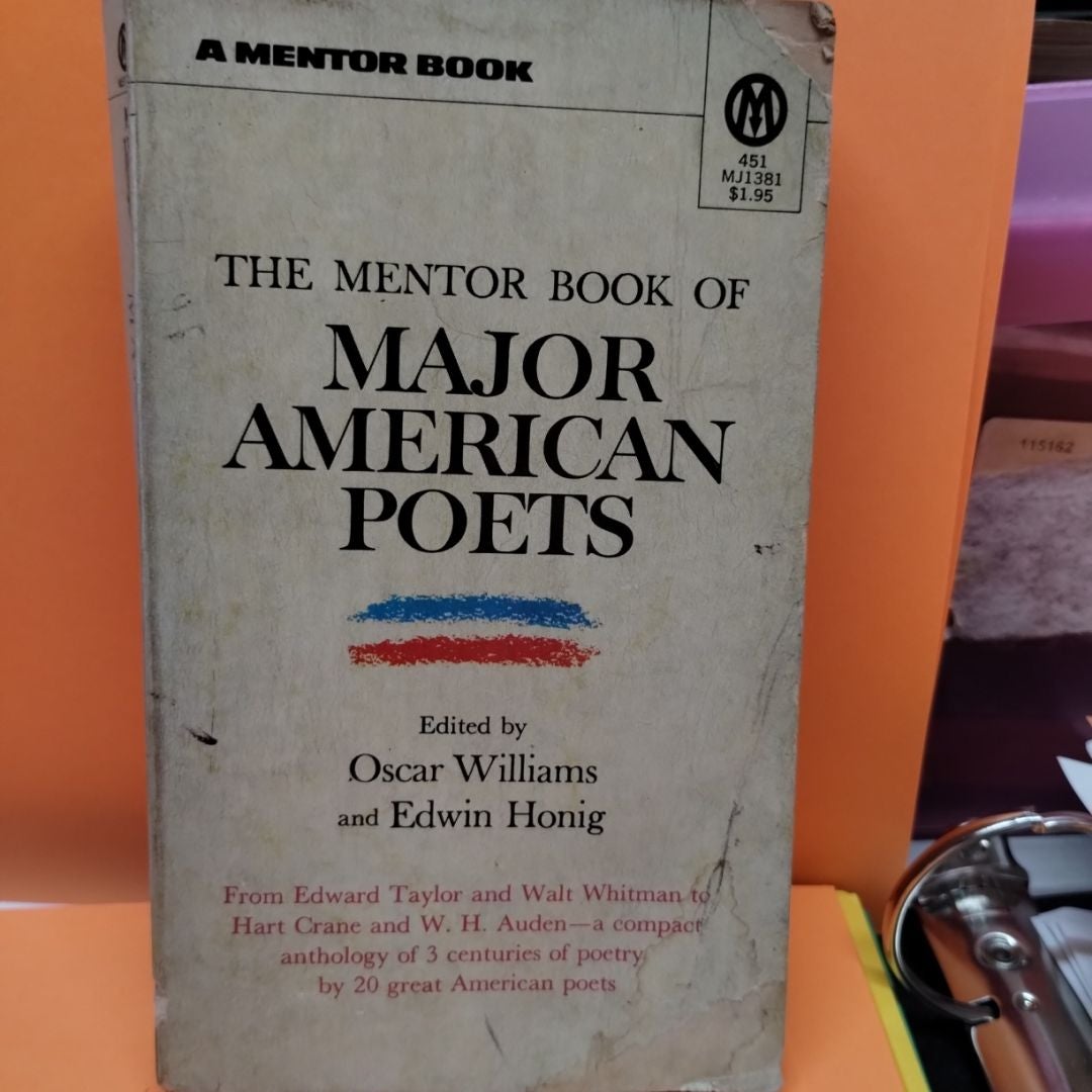 The mentor book for major American poets by Oscar williams, Paperback ...