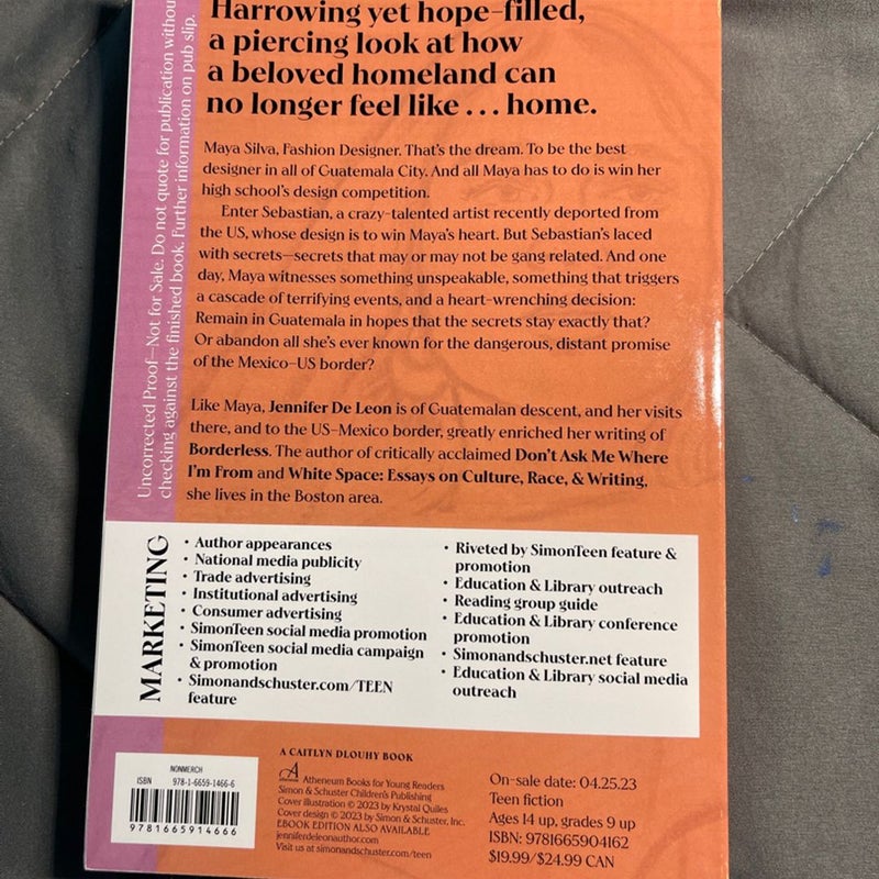 Borderless ARC by Jennifer De Leon, Paperback | Pangobooks