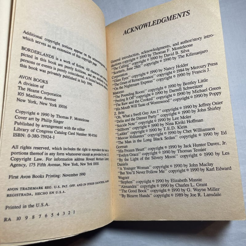 Borderlands by Edited by Thomas F Monteleone , Paperback | Pangobooks