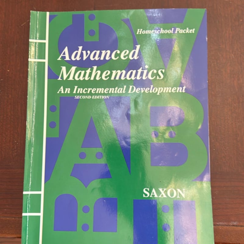 Saxon Advanced Math Answer Key & Tests Second Edition by John H. Saxon ...