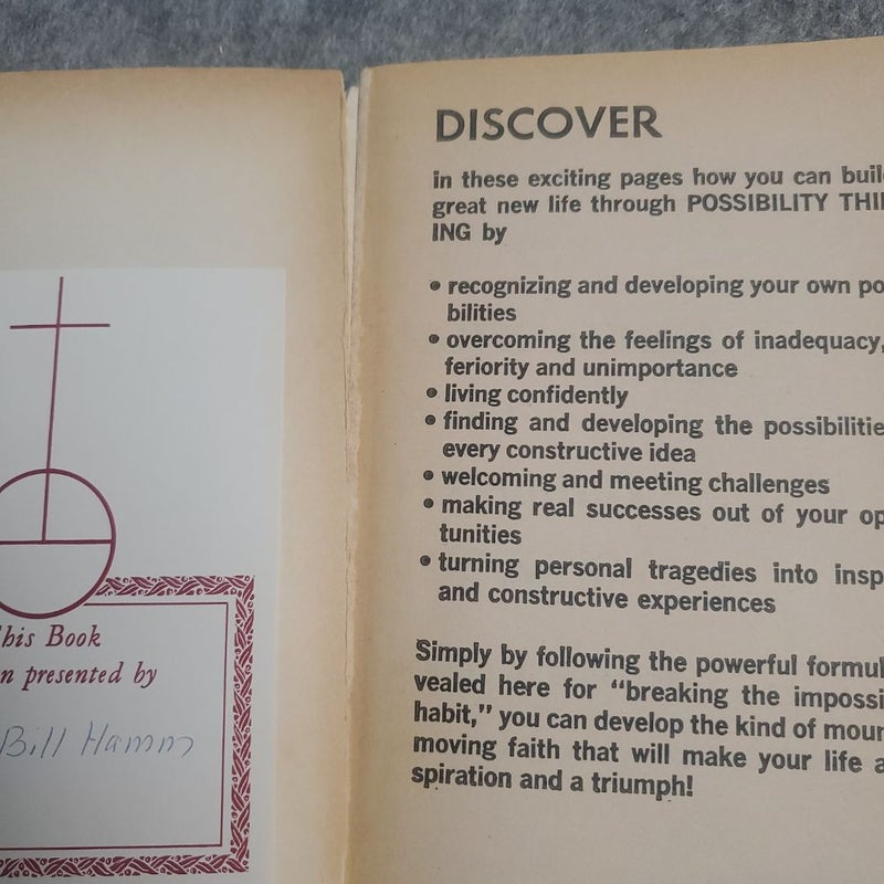 Move Ahead with Possibility Thinking by Robert H. Schuller, Paperback ...