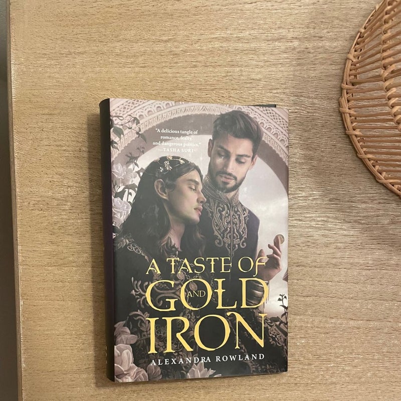 A Taste of Gold and Iron - Dust Jacket Only by Alexandra Rowland ...