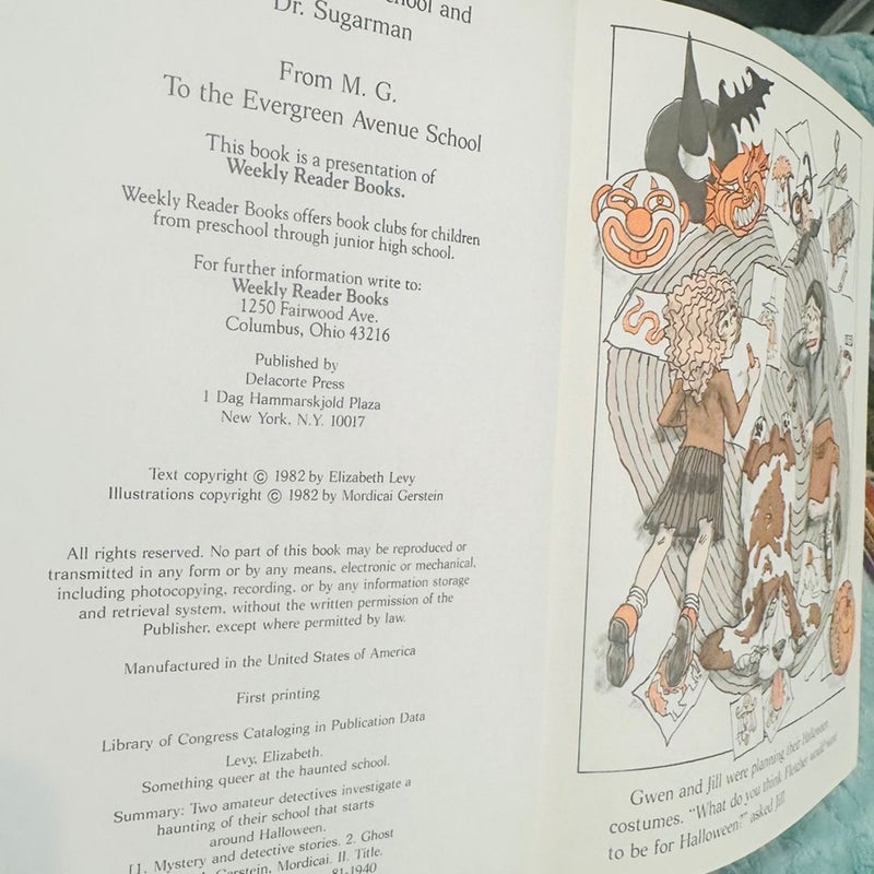 Vintage 1982- Something Queer at the Haunted School by Elizabeth Levy ...