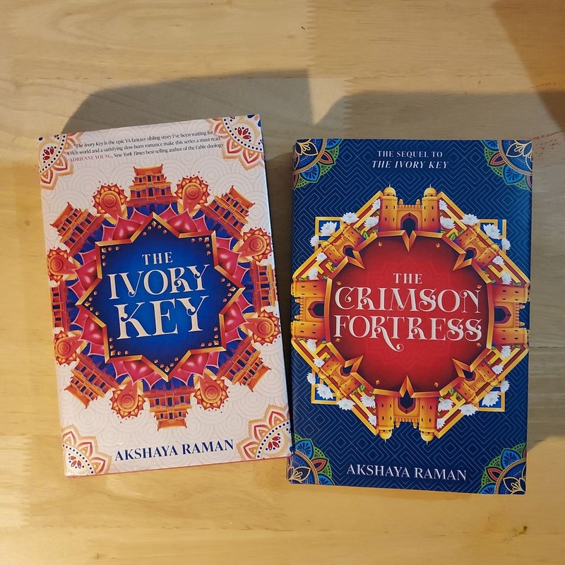 The Ivory Key & The Crimson Fortress Duology by Akshaya Raman ...