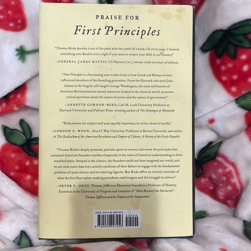 First Principles by Thomas E. Ricks, Hardcover | Pangobooks