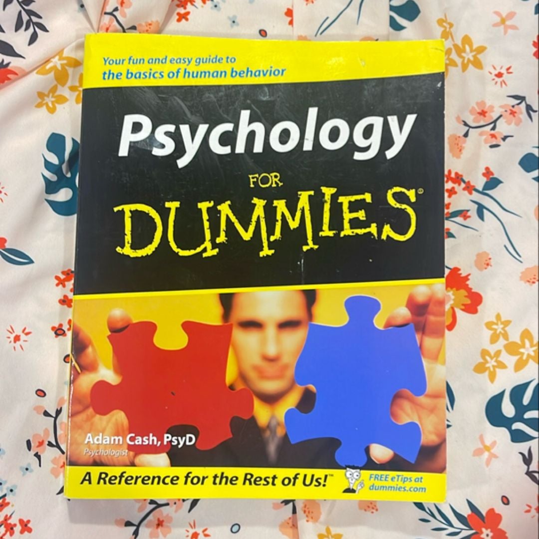 Psychology for Dummies® by Adam Cash