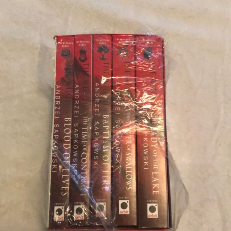 The Witcher Boxed Set: Blood of Elves, the Time of Contempt, Baptism of ...