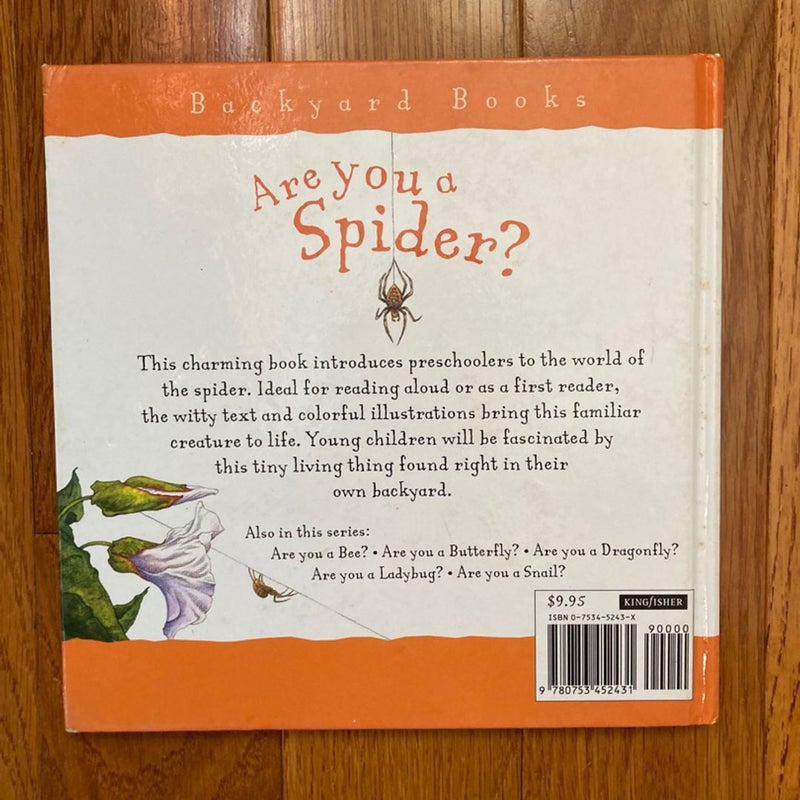 Are You a Spider? by Judy Allen, Hardcover | Pangobooks