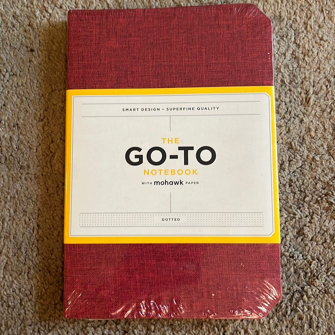Go-To Notebook with Mohawk Paper, Brick Red Dotted by Chronicle Books