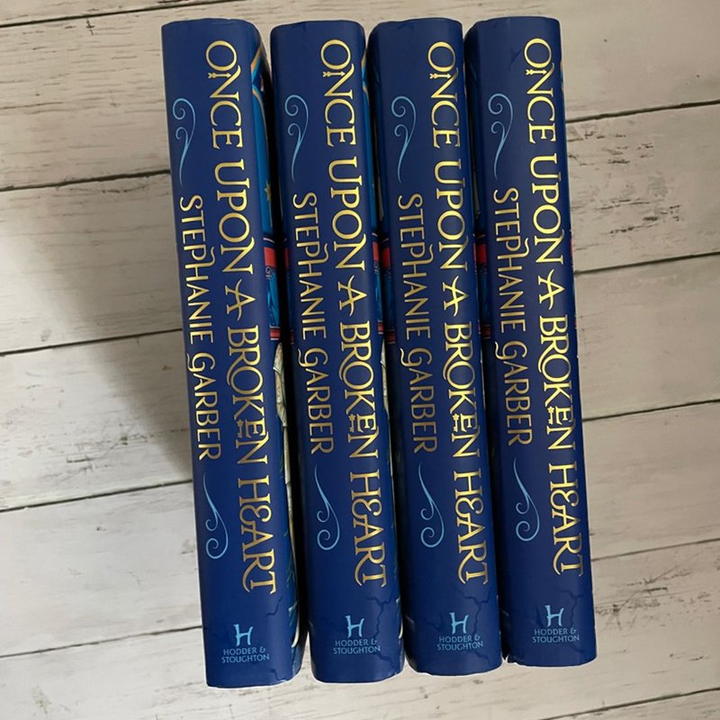 Once Upon a Broken Heart SIGNED UK hidden covers by Stephanie Garber ...
