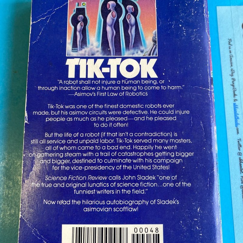 Tik-Tok by John Sladek, Paperback | Pangobooks