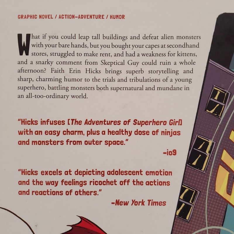 The Adventures of Superhero Girl by Faith Erin Hicks, Hardcover ...