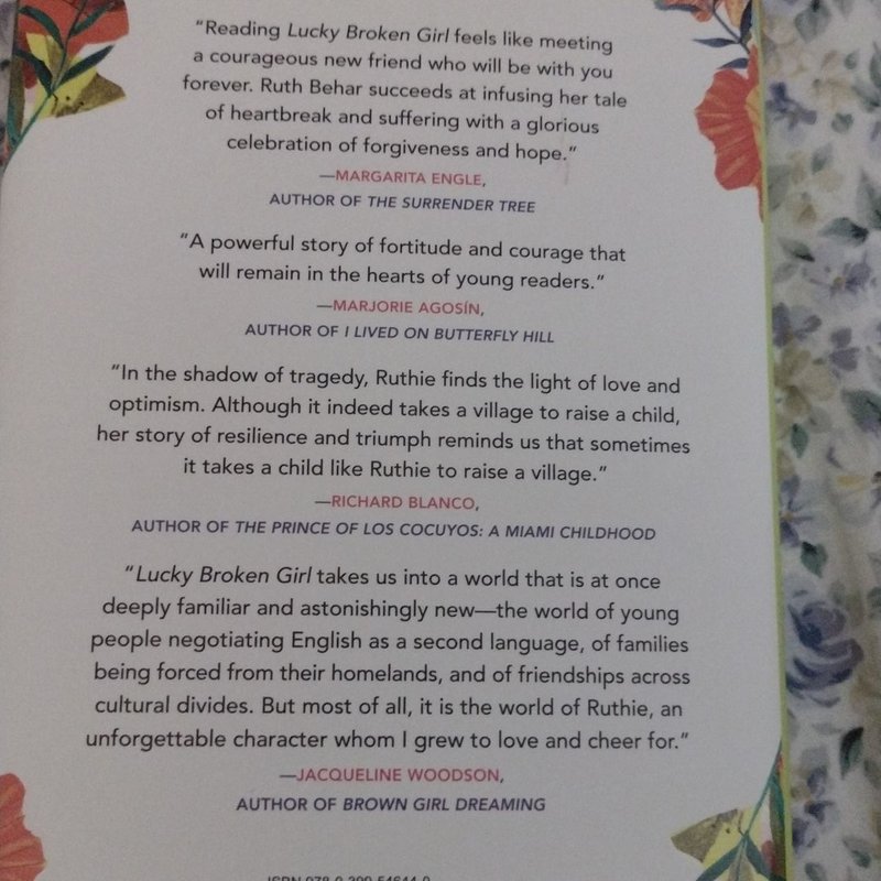 Lucky Broken Girl by Ruth Behar, Hardcover | Pangobooks