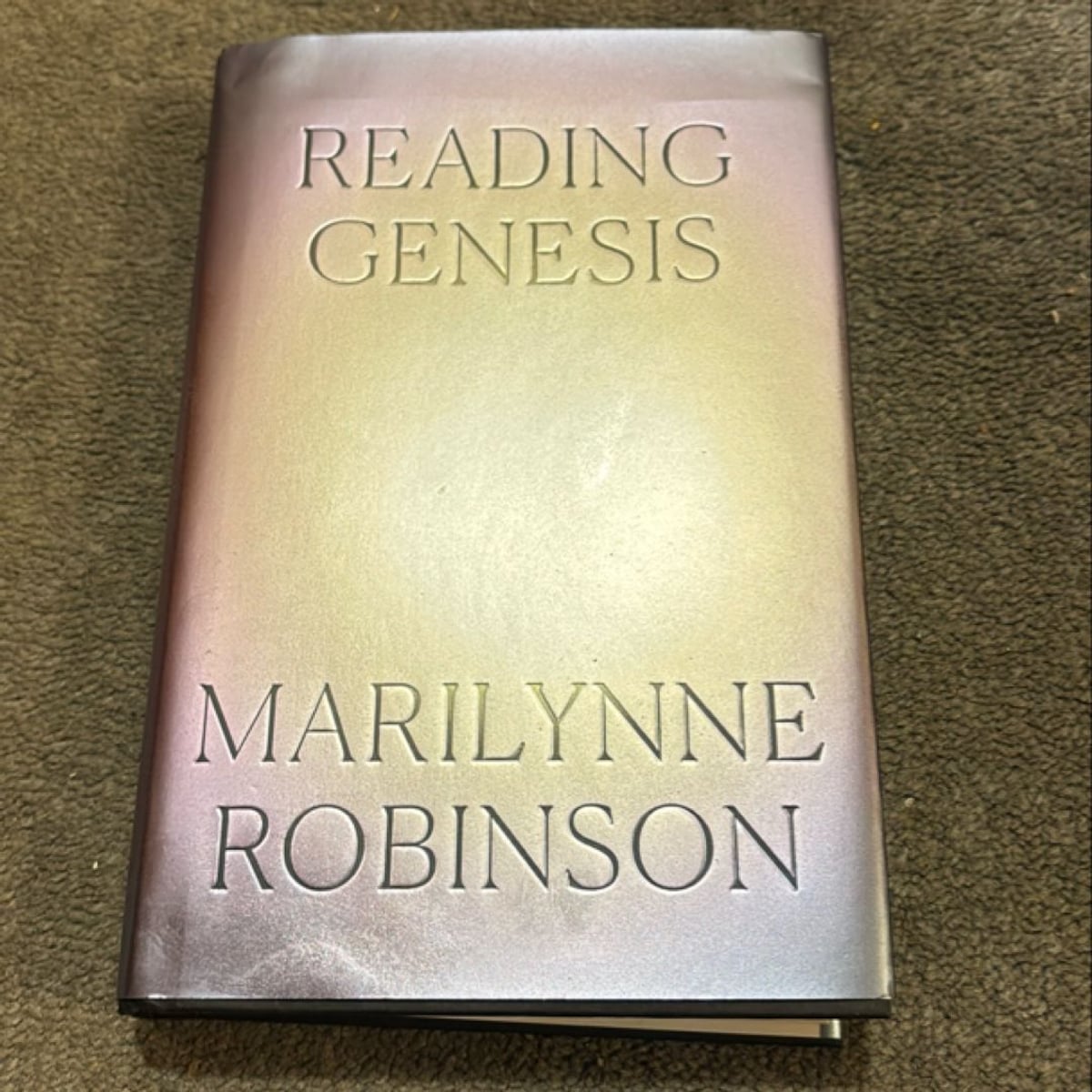 Reading Genesis by Marilynne Robinson