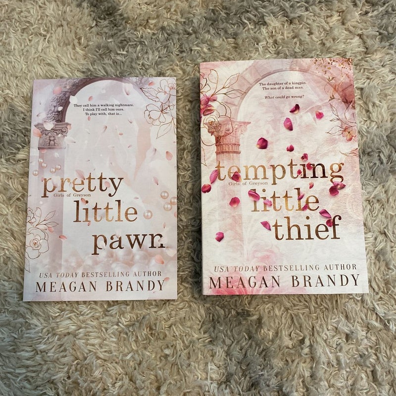 Pretty Little Pawn & Tempting Liitle Thief (Both Signed) by Meagan ...