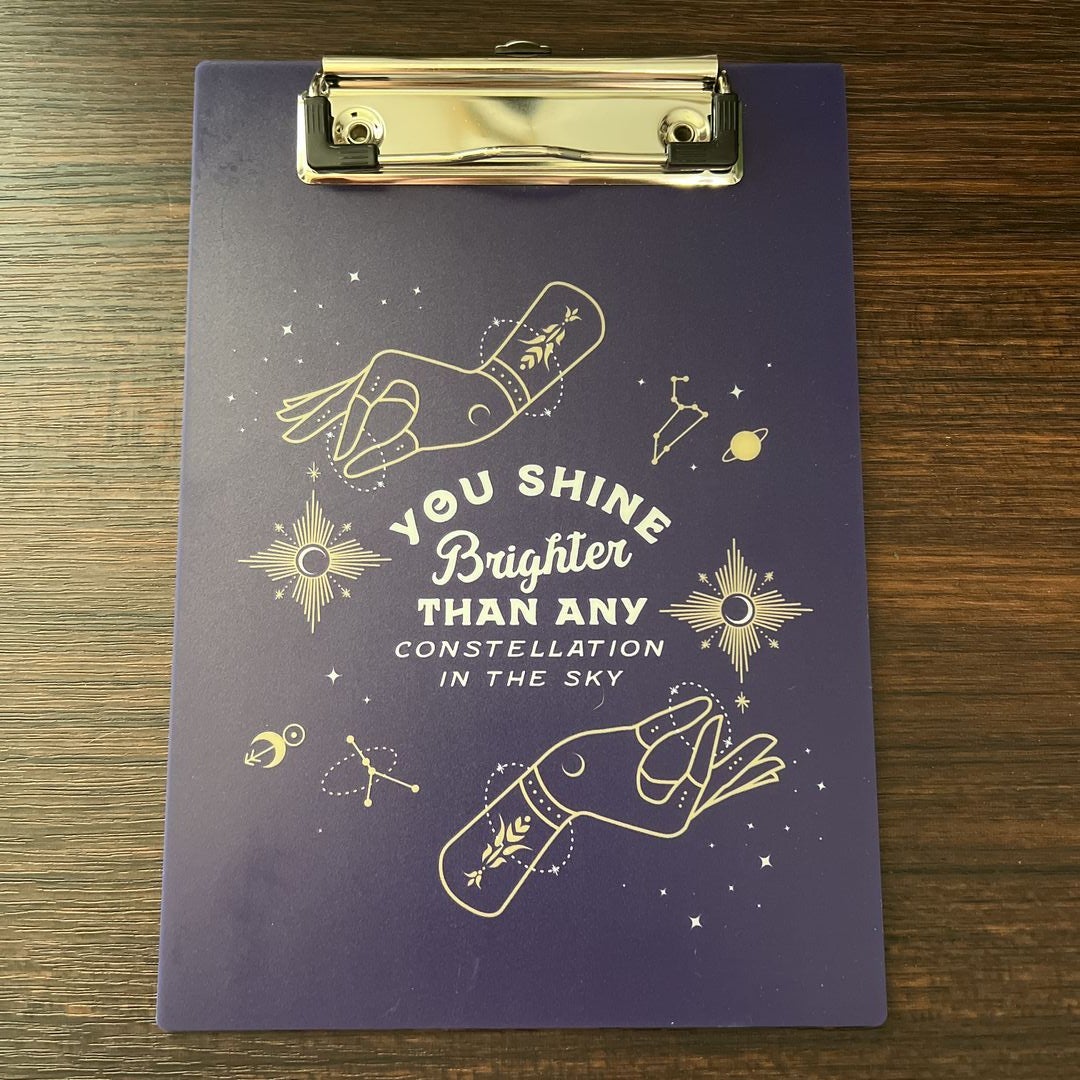 Owlcrate Aurora Rising Clipboard by Amie Kaufman and Jay Kristoff ...