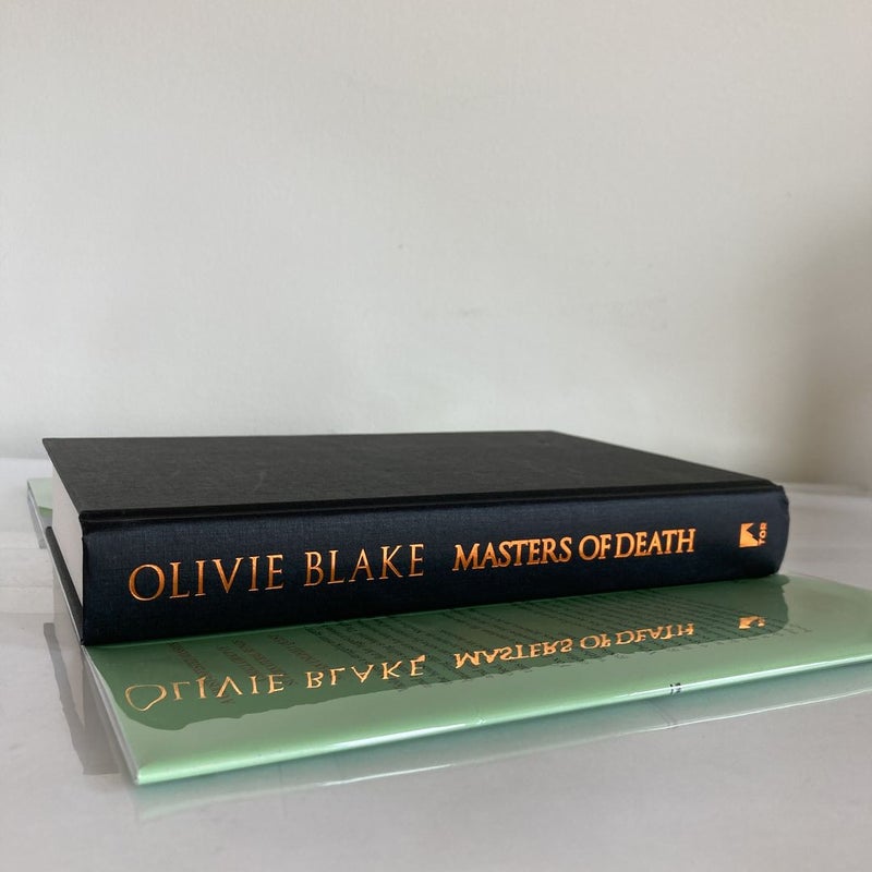 Masters of death Waterstones Exclusive Edition by Olivie Blake ...