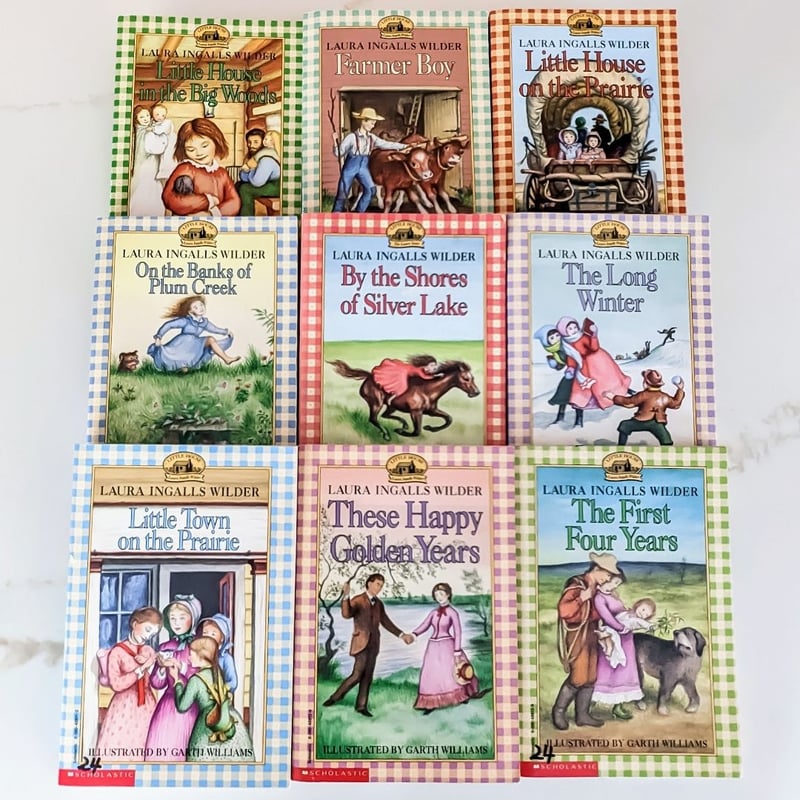 The Little House Complete Set #1-9 by Laura Ingalls Wilder; Illustrated ...