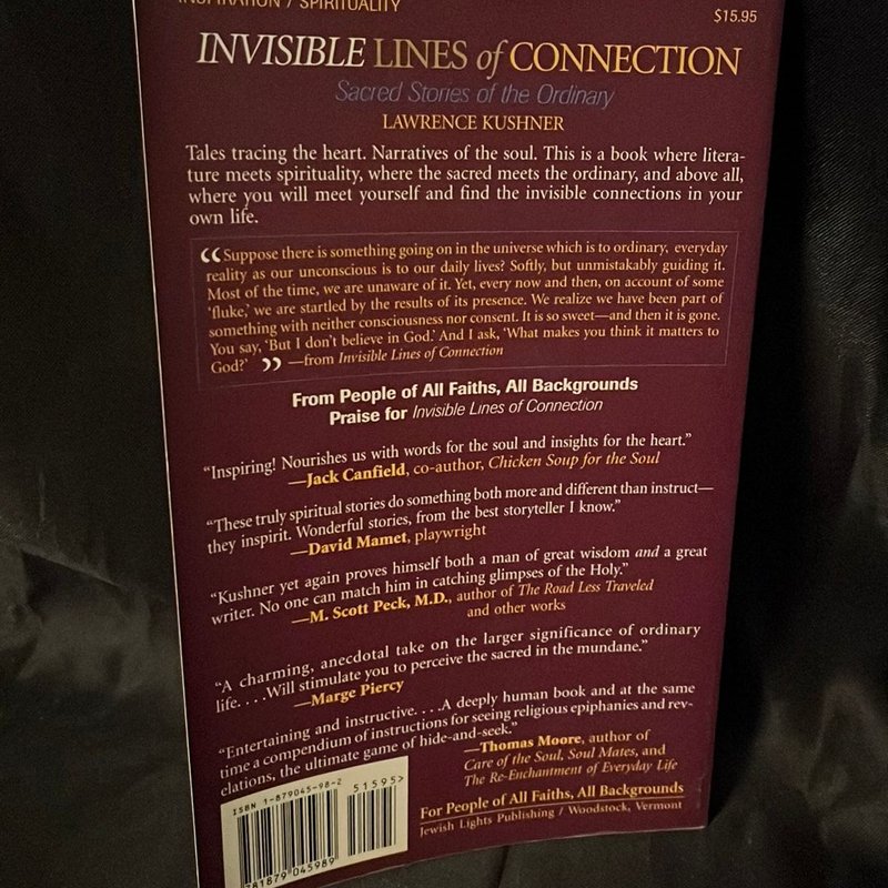 Invisible Lines of Connection by Lawrence Kushner, Paperback | Pangobooks