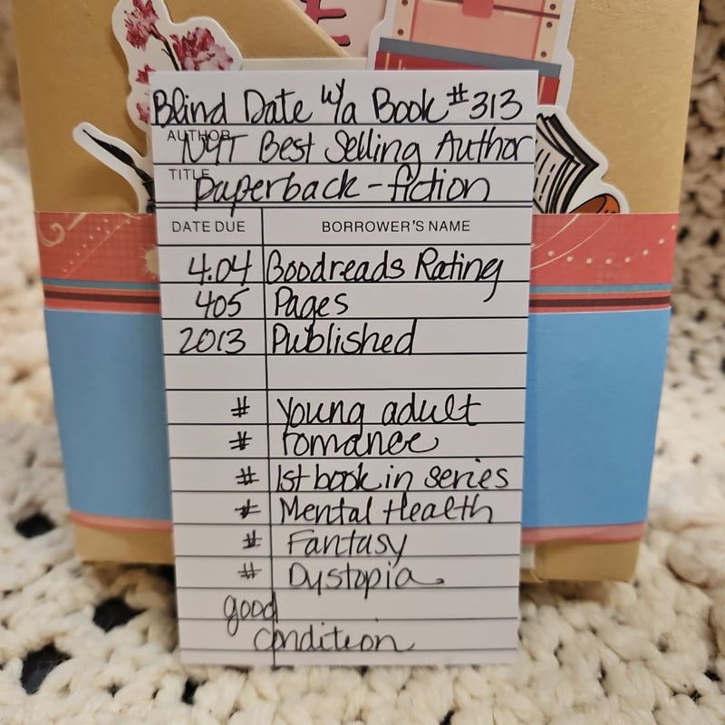 Blind Date with a Book #313 by NYT Bestselling Author , Paperback ...