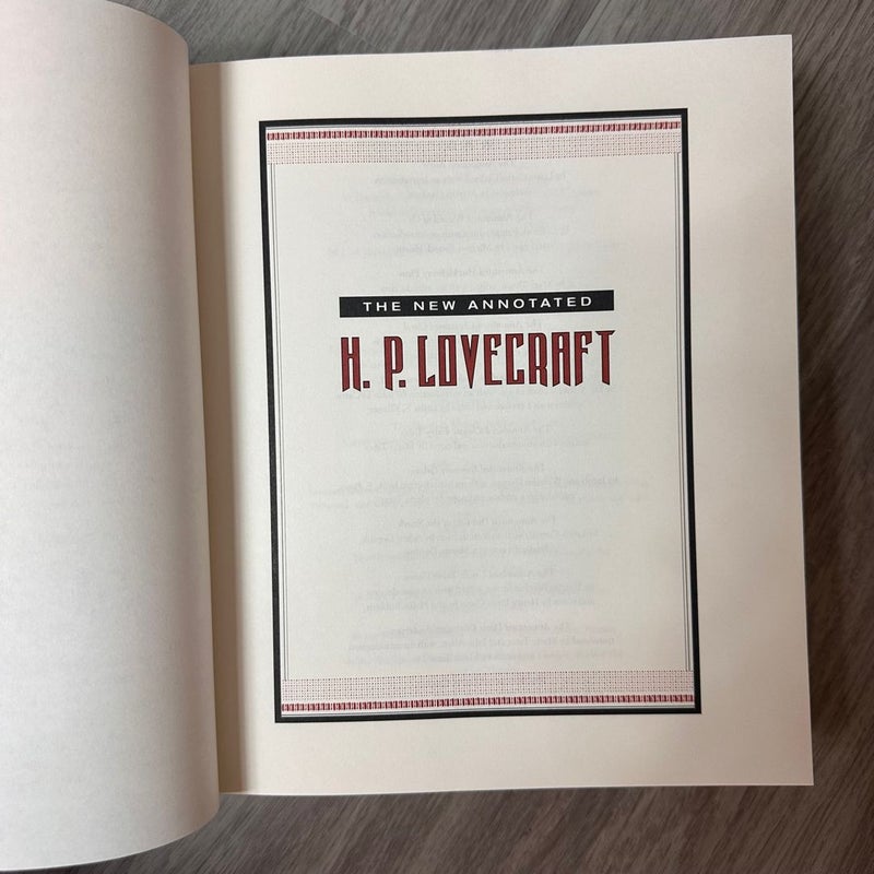 The New Annotated H. P. Lovecraft by H. P. Lovecraft, James McCourt ...