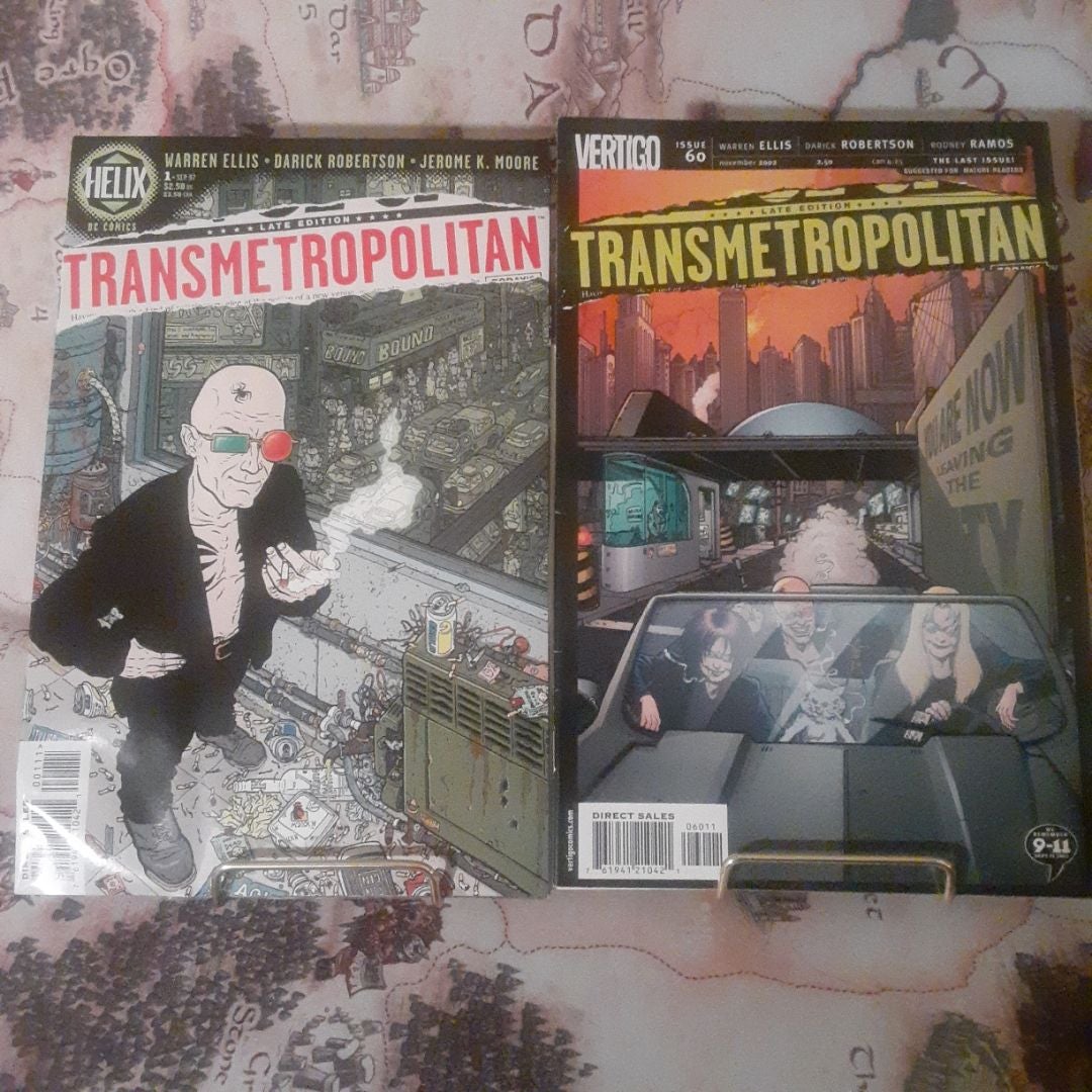 Transmetropolitan 1,60 DC Helix Vertigo comic book by Warren Ellis ...