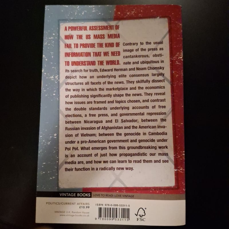 Manufacturing Consent by Edward S. Herman, Noam Chomsky