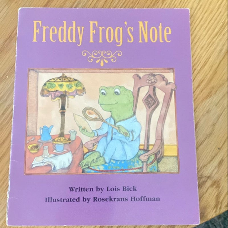 Freddy Frog's Note by Pearson Learning Staff