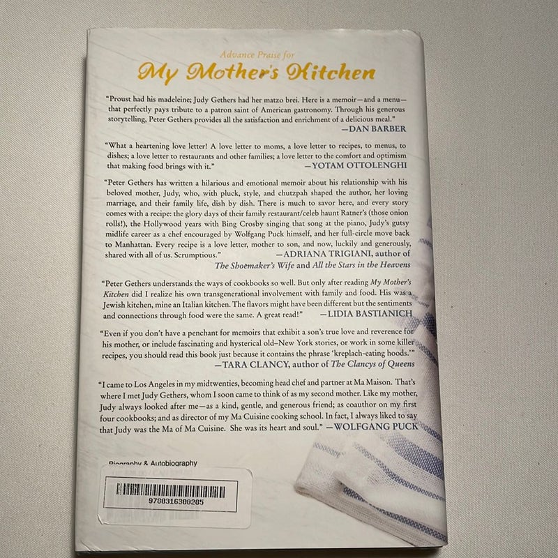My Mother's Kitchen by Peter Gethers, Hardcover | Pangobooks