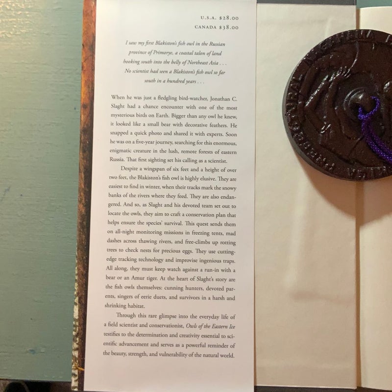 Owls of the Eastern Ice by Jonathan C. Slaght, Hardcover | Pangobooks