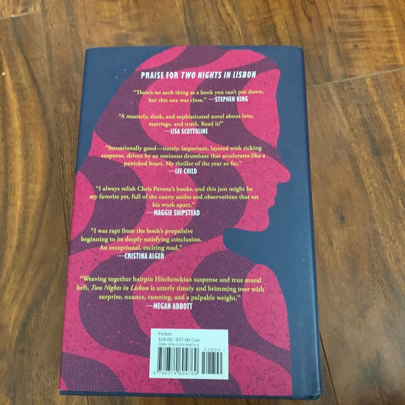 two nights in libson by chris pavone , Hardcover | Pangobooks