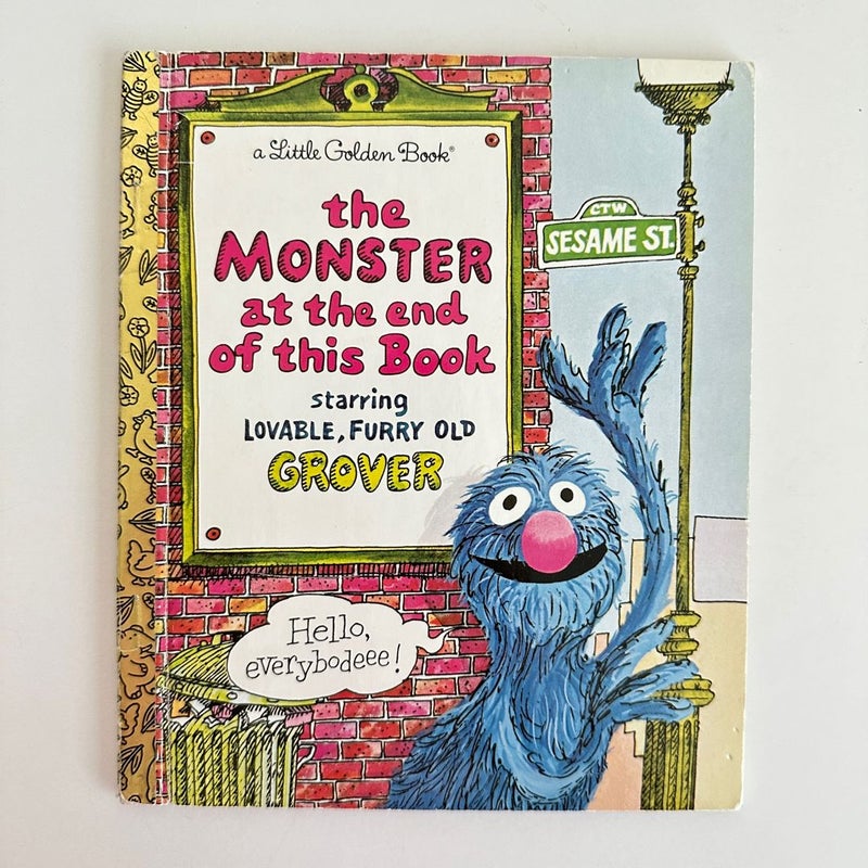 Grover, The Monster at the End of This Book, Little Golden Book by ...