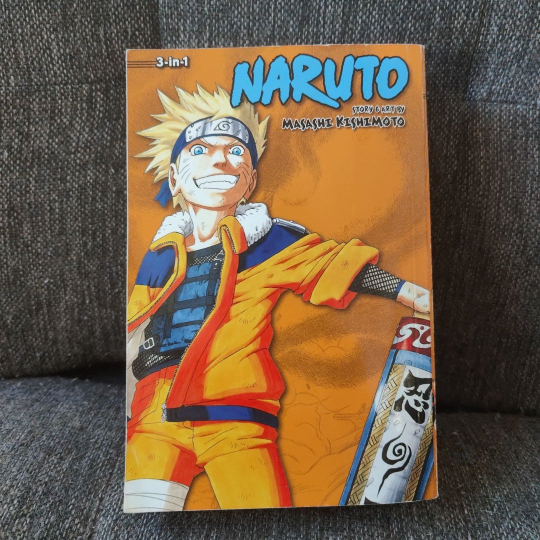 Naruto (3-In-1 Edition), Vol. 4 by Masashi Kishimoto