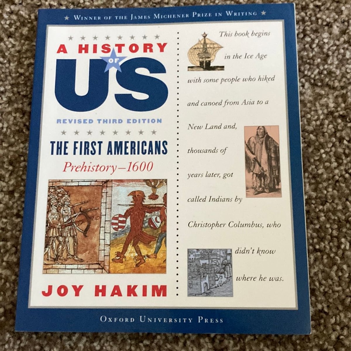 A History of US: the First Americans by Joy Hakim