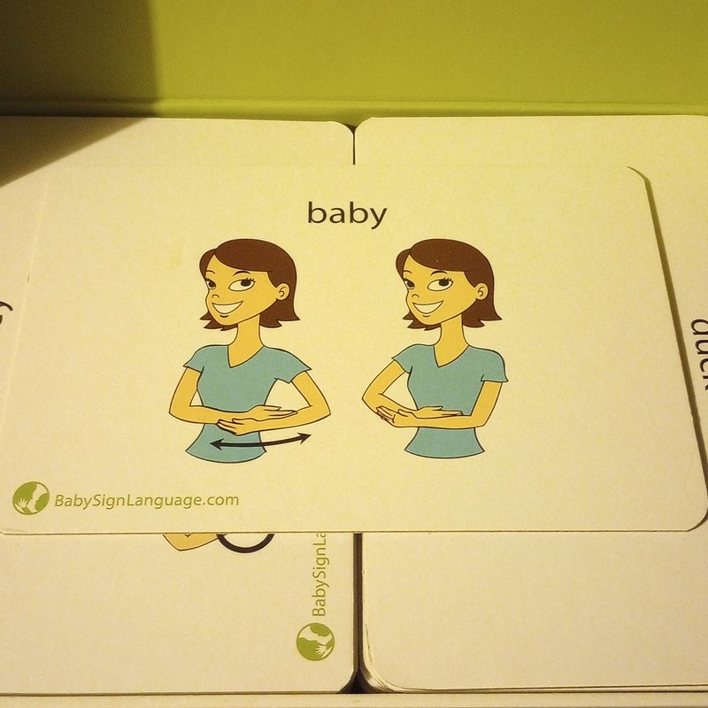 Baby Sign Language Flash Cards