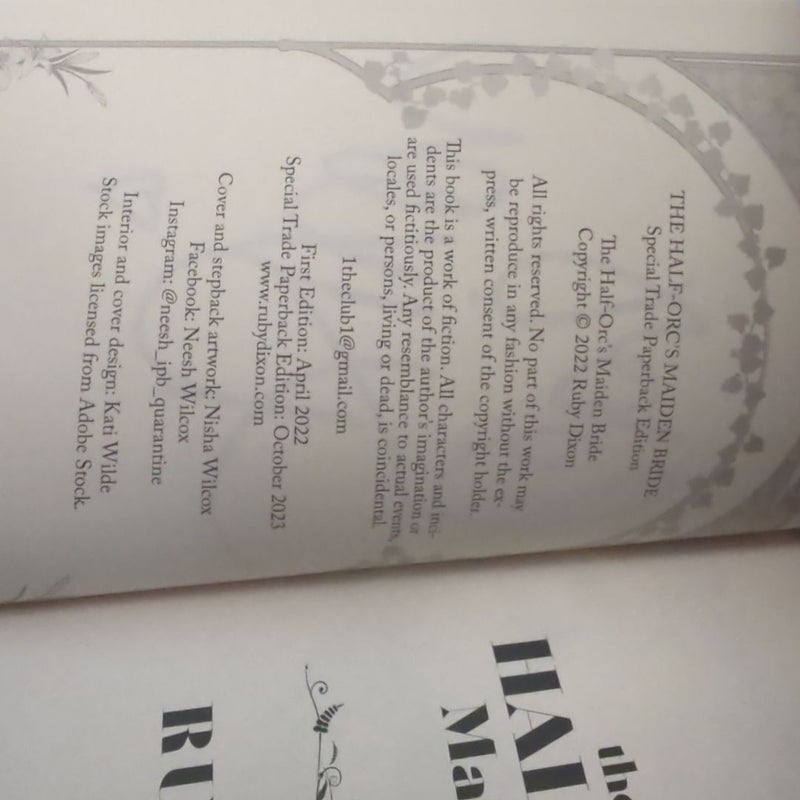 The Half-Orc's Maiden Bride - SPECIAL EDITION by Ruby Dixon