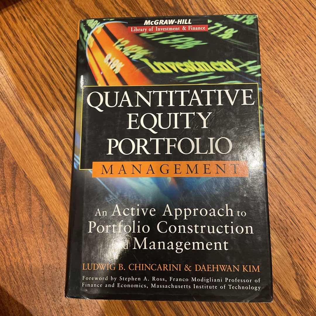 Quantitative Equity Portfolio Management by Ludwig B. Chincarini | Pangobooks
