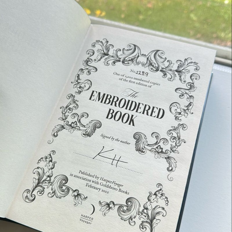 The Embroidered Book by Kate Heartfield