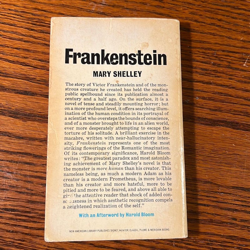 Frankenstein Signet Classic 1965 by Mary Shelley, Paperback | Pangobooks
