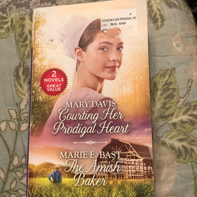 Courting Her Prodigal Heart and the Amish Baker by Mary Davis, Marie E ...
