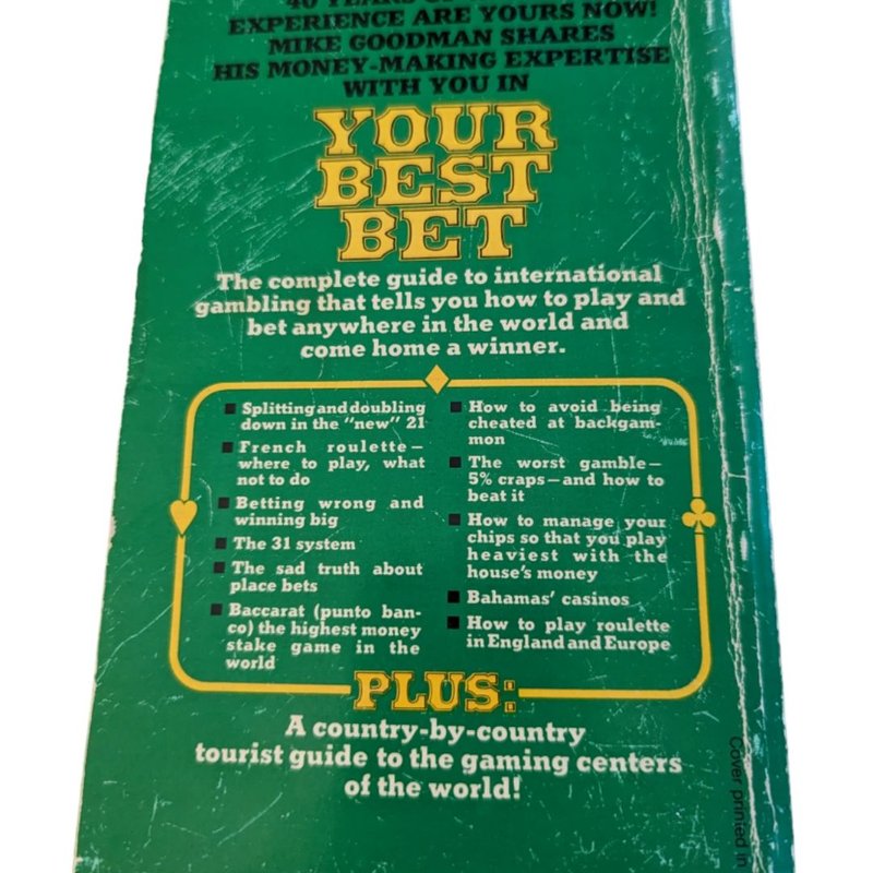 Mike Goodman's Your Best Bet by Mike Goodman , Paperback | Pangobooks