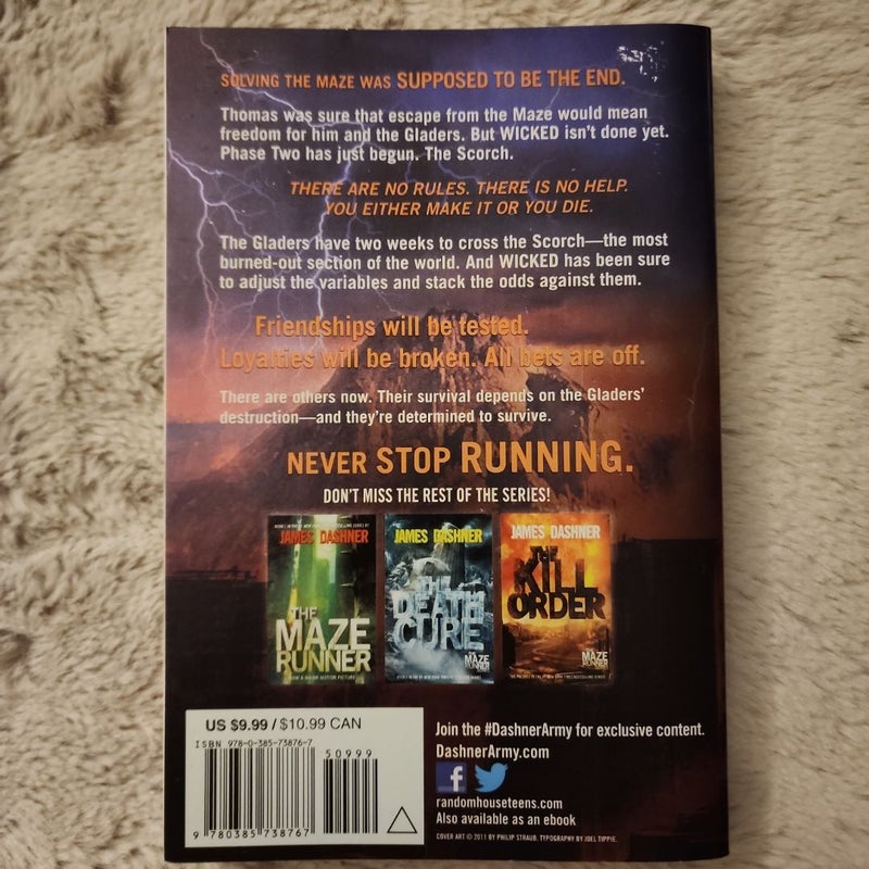 The Scorch Trials (Maze Runner, Book Two) by James Dashner