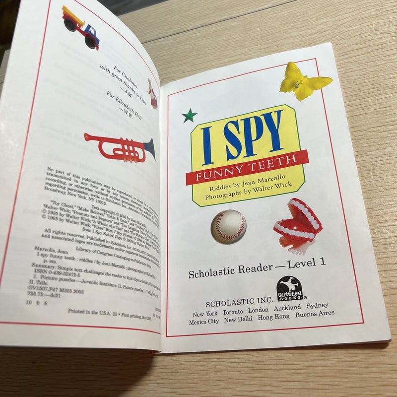 I Spy Funny Teeth by Jean Marzollo, Paperback | Pangobooks