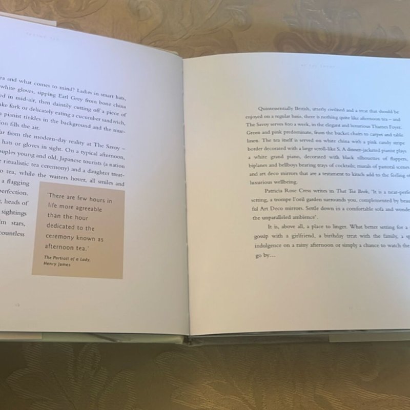 Taking Tea at the Savoy by Anton Edelmann